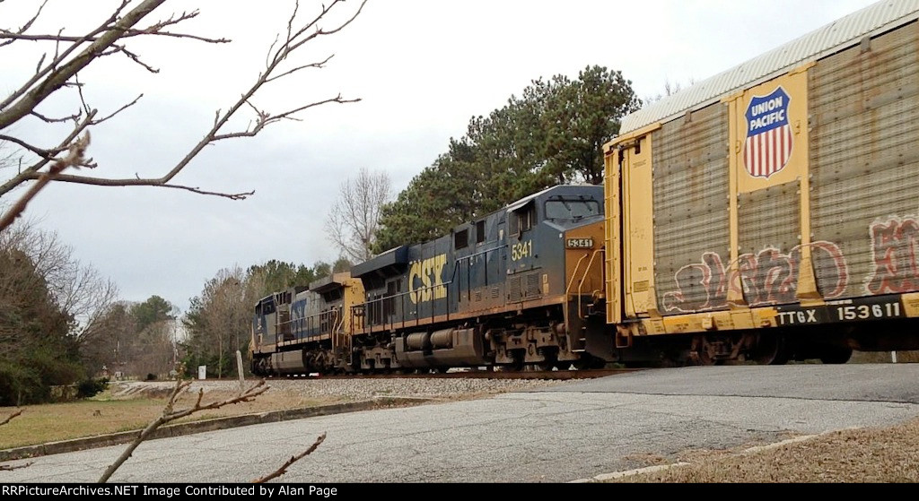 CSX AC44CW 211 and ES40DC 5341
